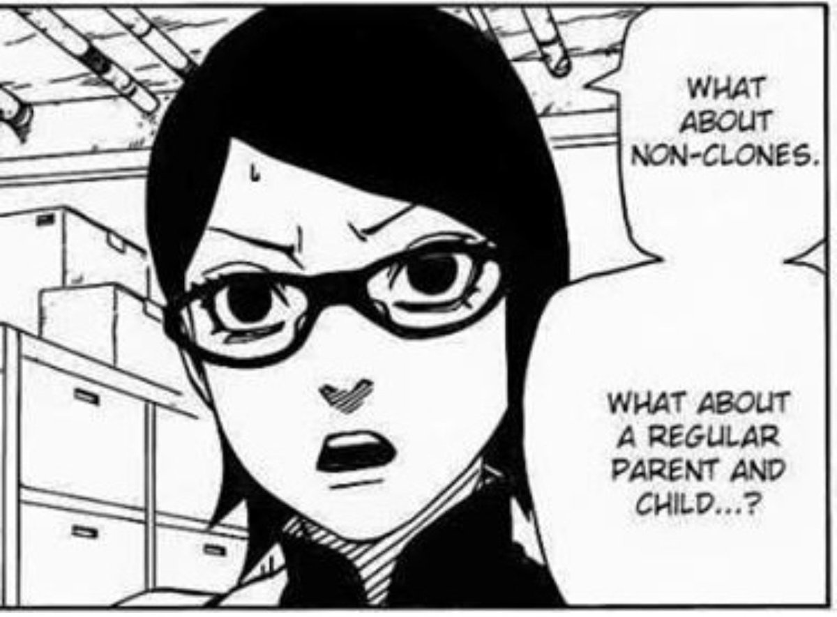 Sarada technically asked how the real children are made by their ...