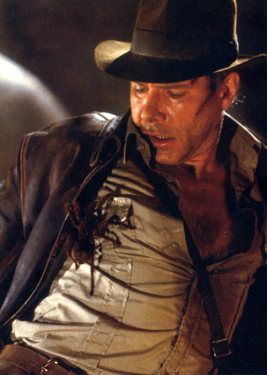 There's a deleted bit of Indiana Jones facing tarantulas in Indiana ...