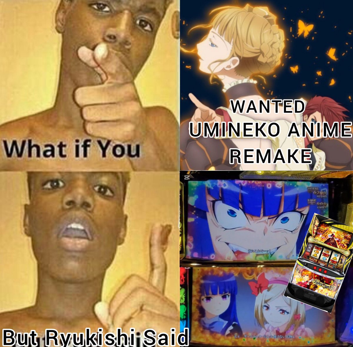 on EVERYONE’S SOULS we ALL want a Umineko Gou/Sotsu anime where Gohda ...