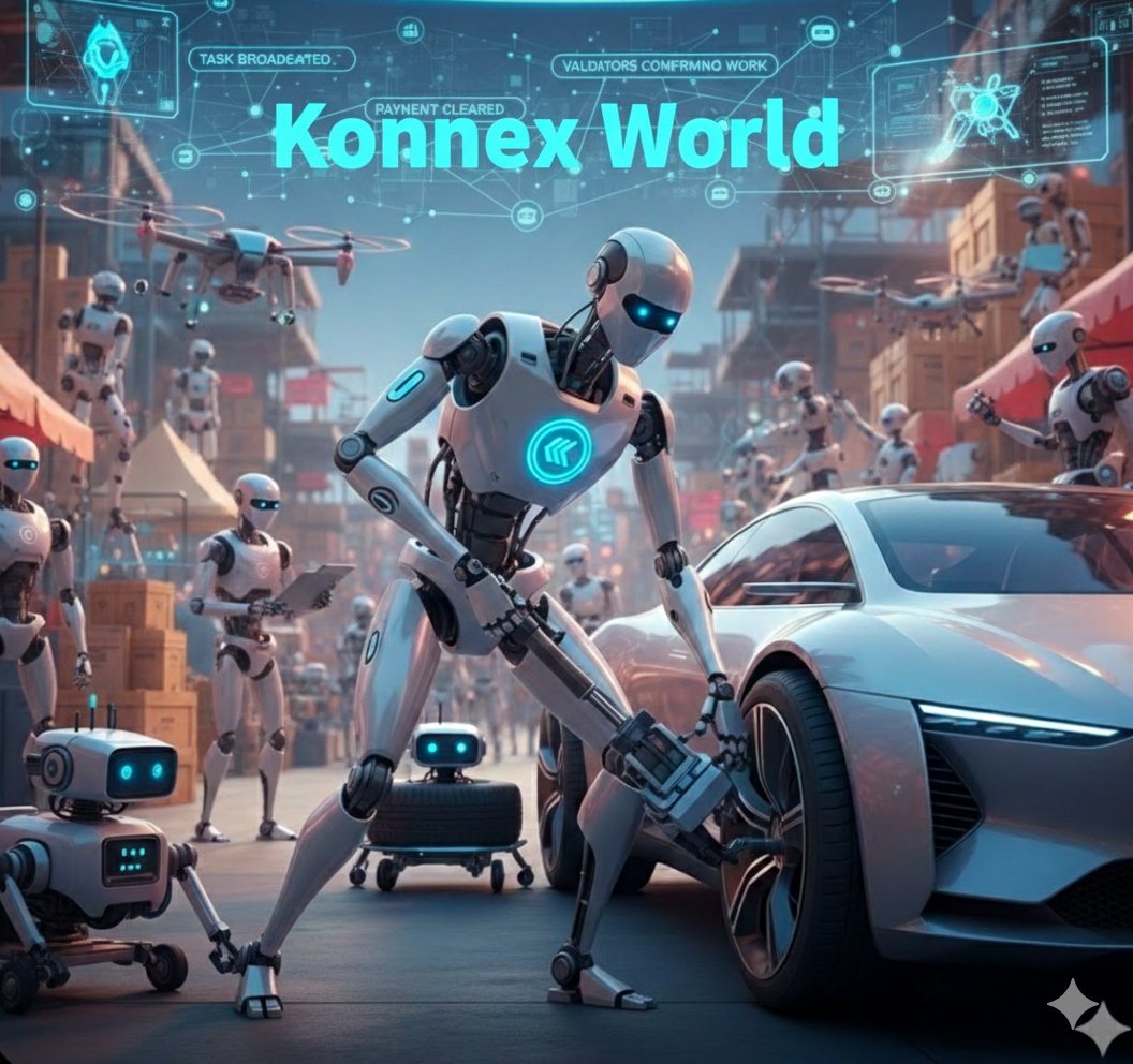 @konnex_world aims for the robot to be an independent economic agent ...