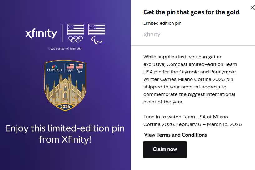 Xfinity Rewards Members: Free Olympic and Paralympic Winter Games ...