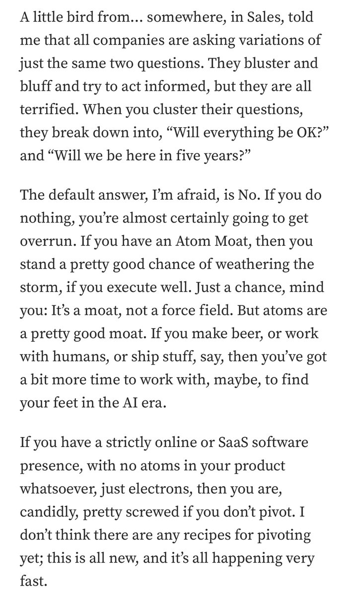 Ominous words from the legendary @Steve_Yegge Well worth the full read