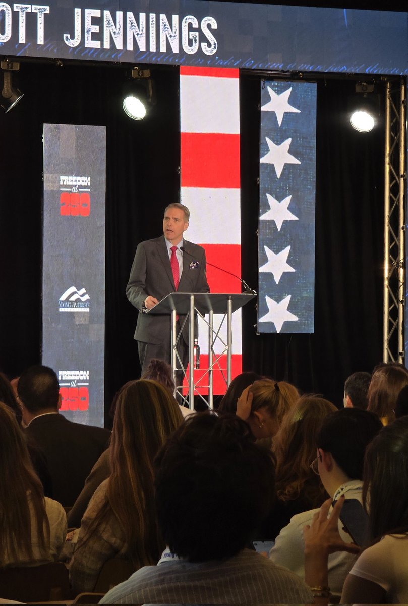 .@ScottJenningsKY at @yaf's Freedom 250 celebration.