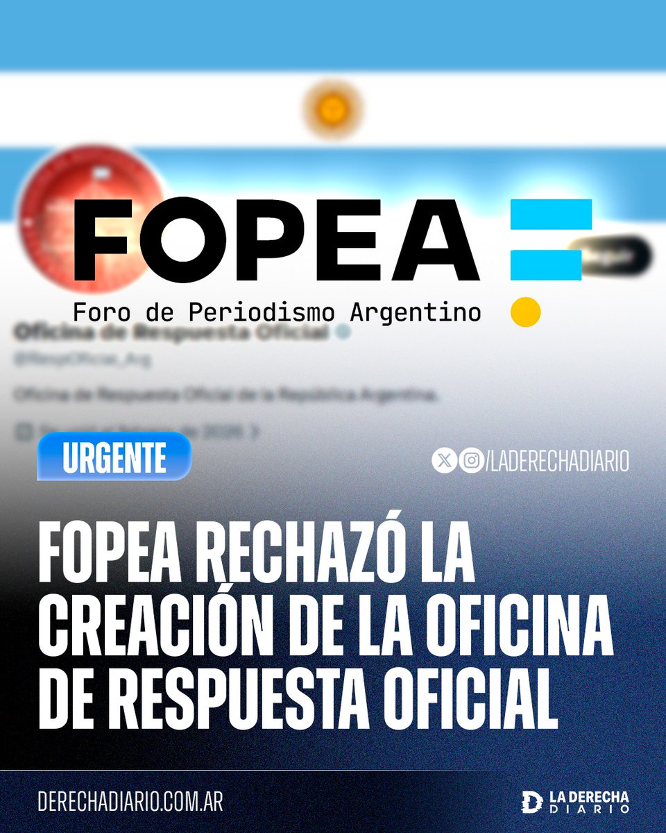 🚨🇦🇷 | BÚSQUENSE UN LABURO HONESTO: FOPEA emitió un comunicado ...