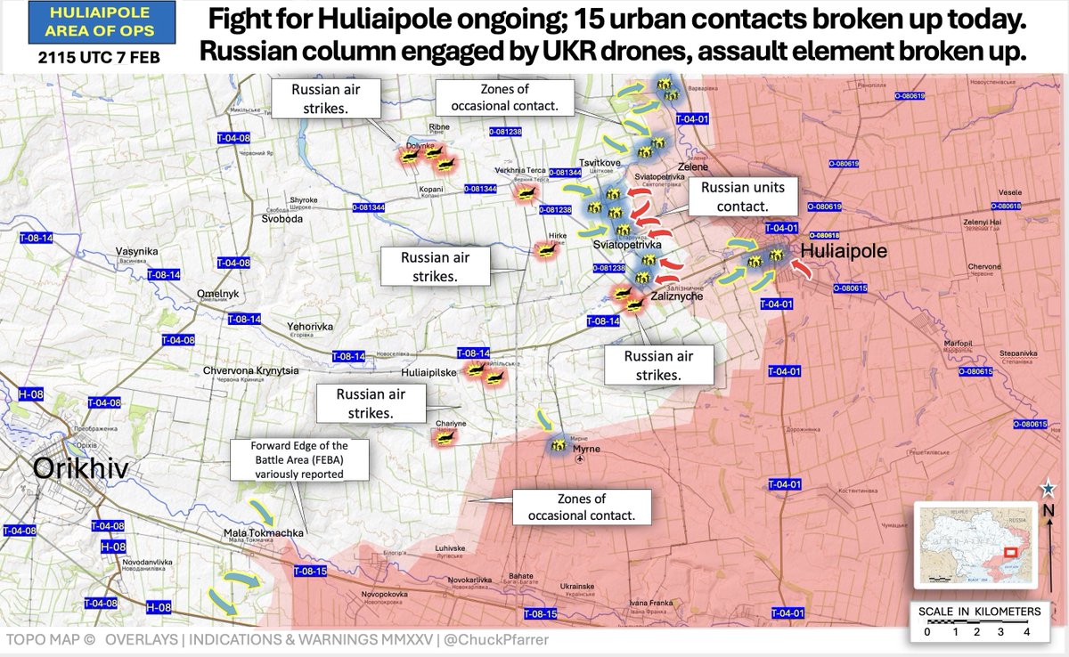 POKROVSK: The Huliaipole AO is likely to remain intensely contested in ...