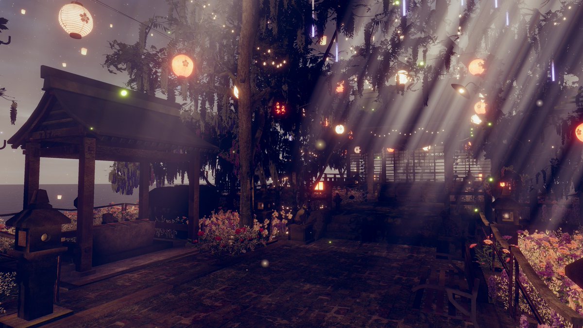 World name: Night ver․ 花咲神社 Charlotte's Luminous Shrine By: Charlotte ...