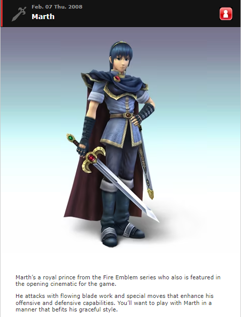Marth Final Smash Brawl
