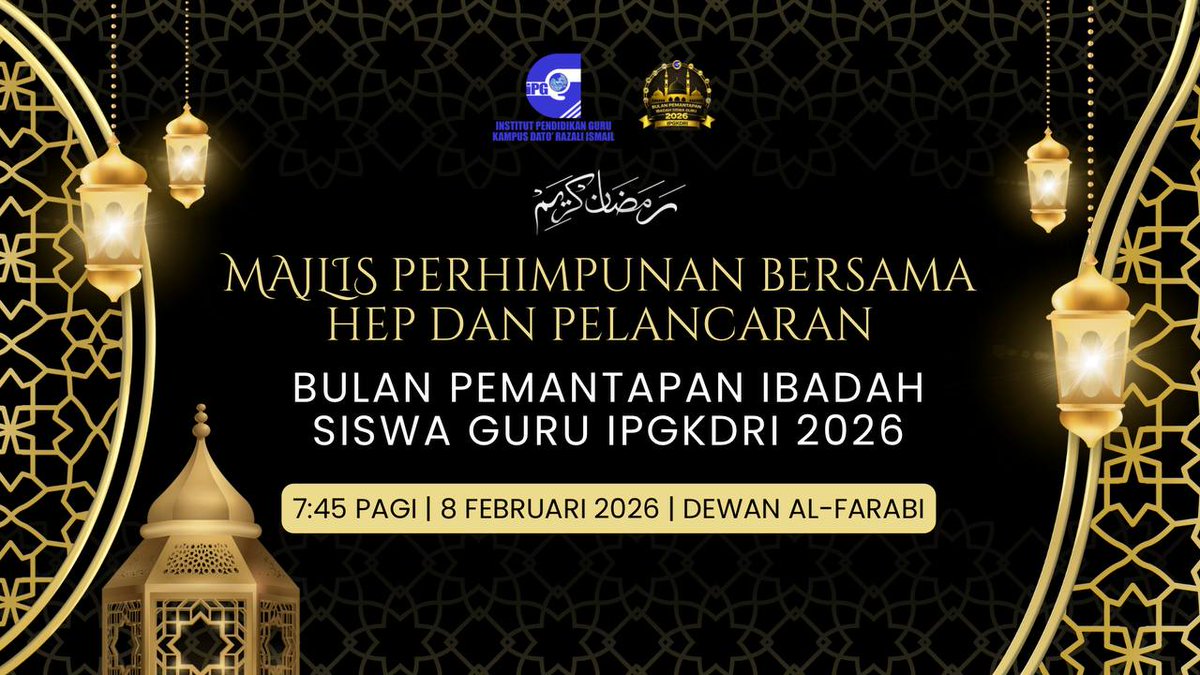 IPG Kampus Dato' Razali Ismail (@ipgkdri) / Posts / X