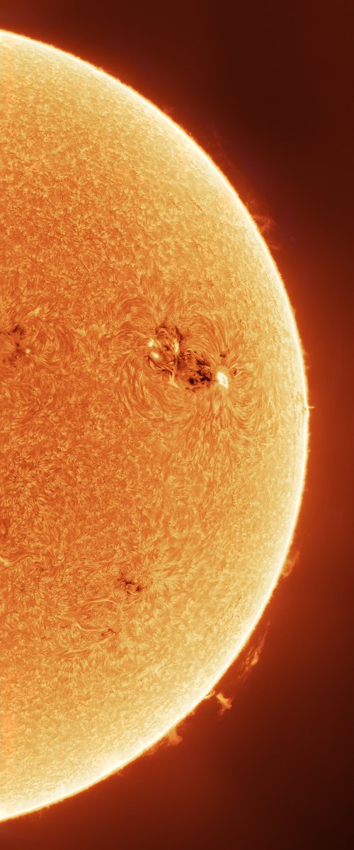 I spent this morning capturing about 40k individual photos of our star ...