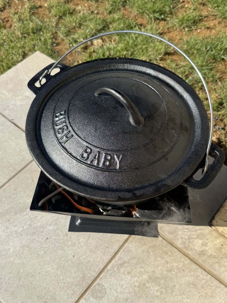 Bought a potjie braai from Builders Warehouse and got myself a Bush ...