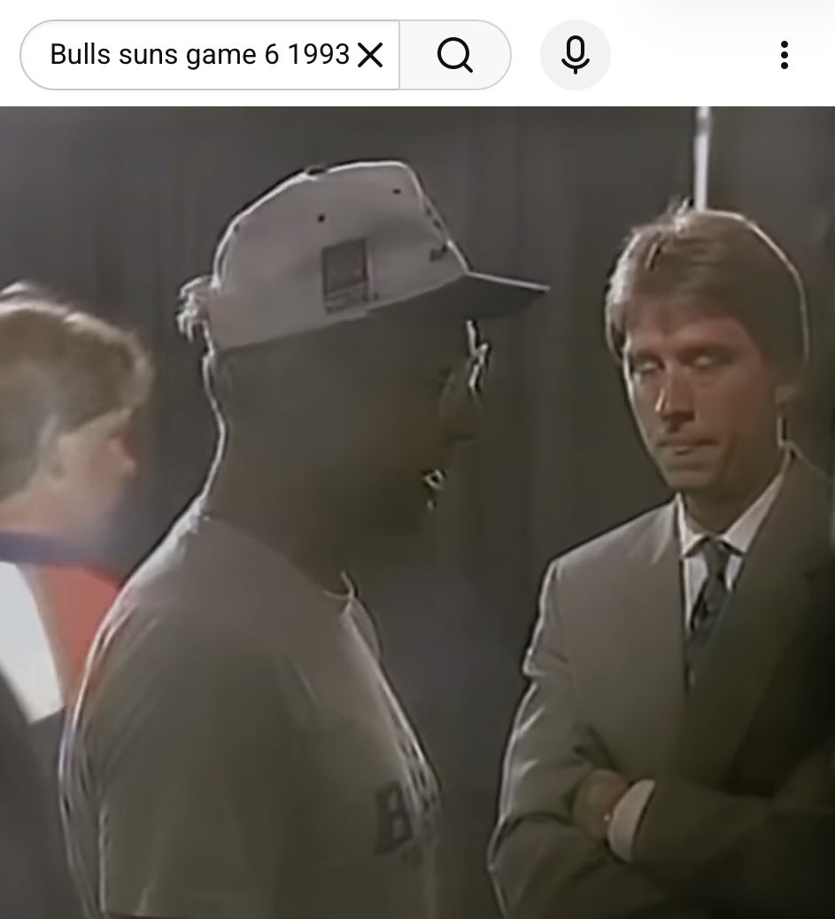 Once again…Michael Jordan is lying here. He was affected by famous ...