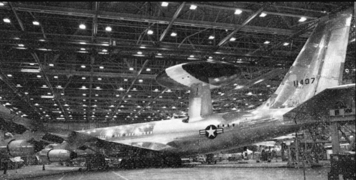 9 February 1972. First flight of the Boeing EC-137D. American airborne ...