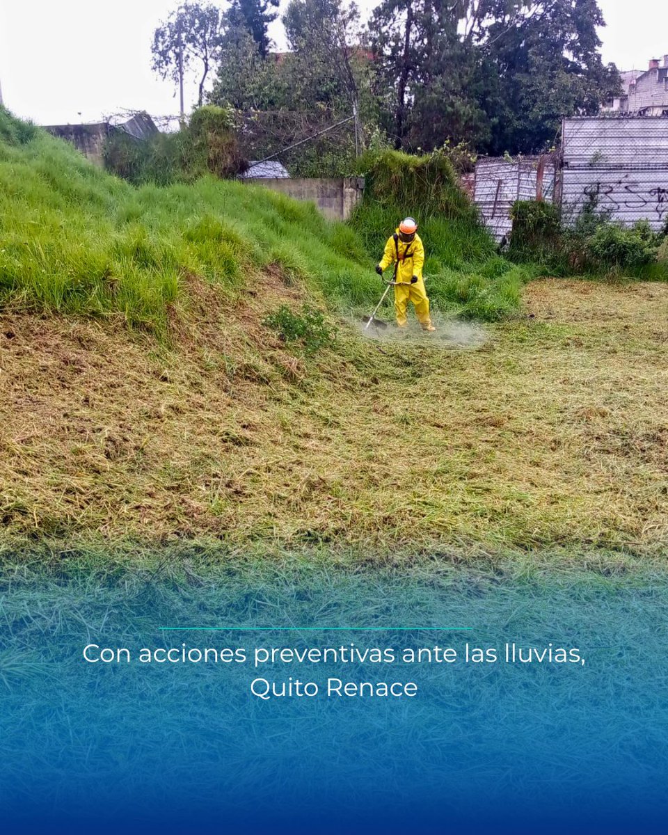 🌧️ #PlanLluvias | Más seguridad para las familias del sur de Quito. En ...