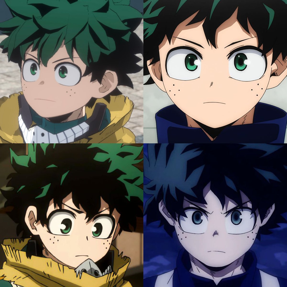 Determined Expression Anime