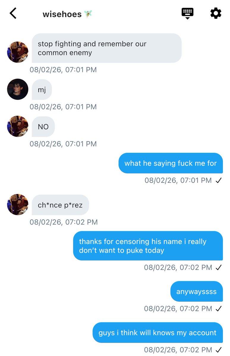 25. mike’s oomf chat my lovely ocs