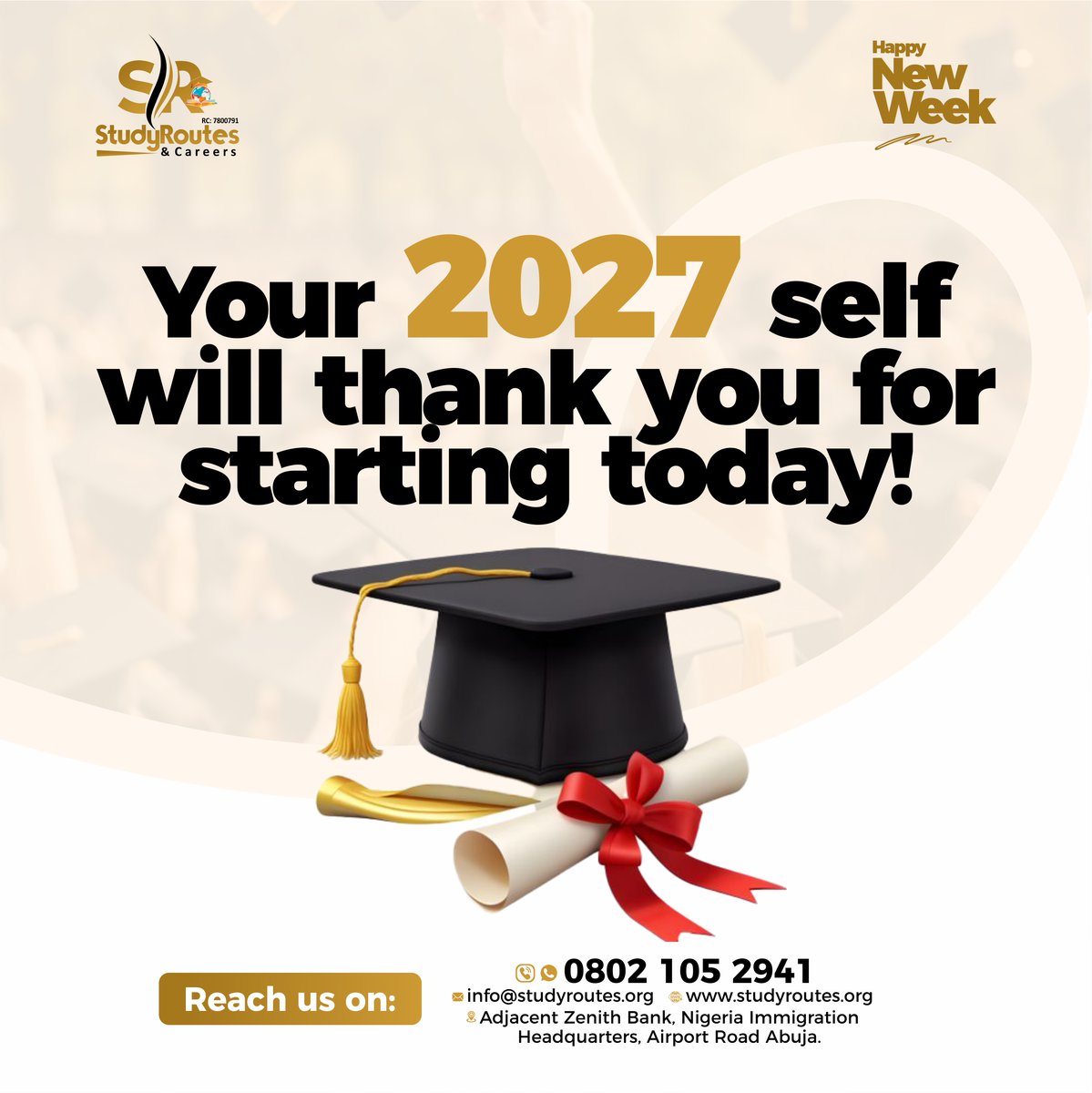 HAPPY NEW WEEK Those who plan for 2026 did so in 2025. You could be on ...