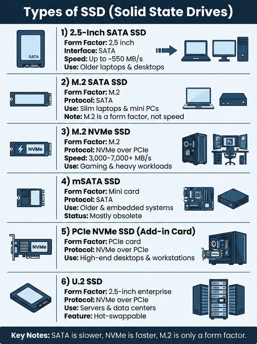 Types of SSDs