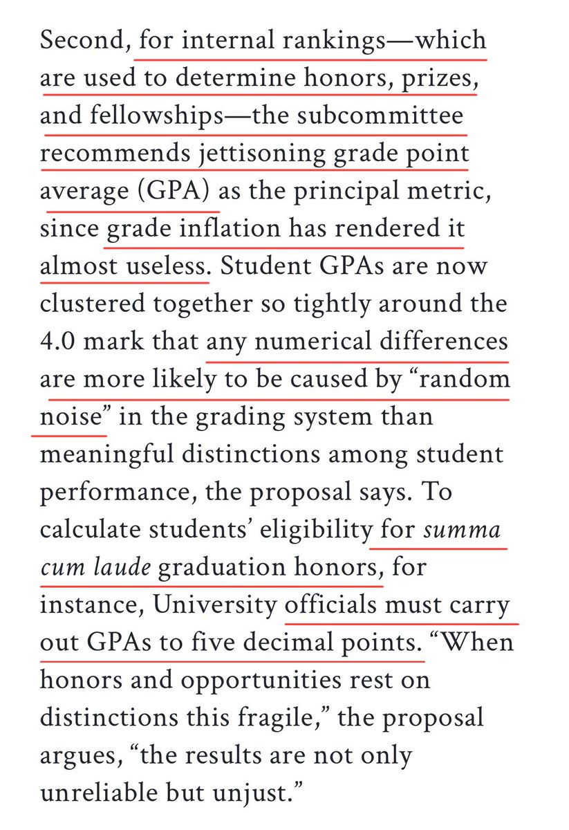 Harvard faculty say grade inflation has made grades essentially useless ...