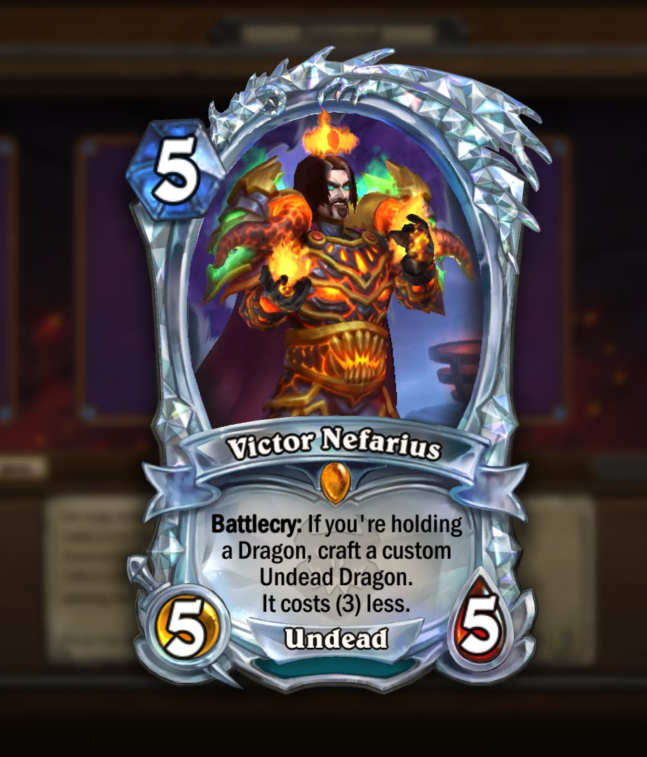 Diamond Victor Nefarius is part of the Sequence Bundle.
