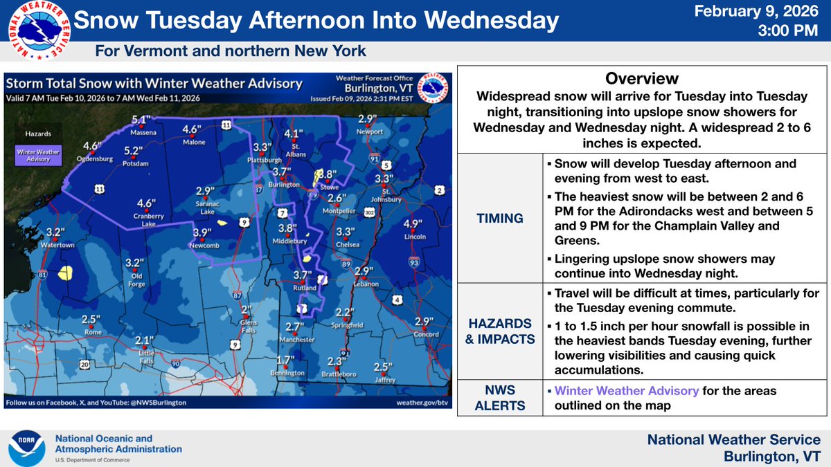 Widespread snow will develop tomorrow afternoon and evening, and it ...