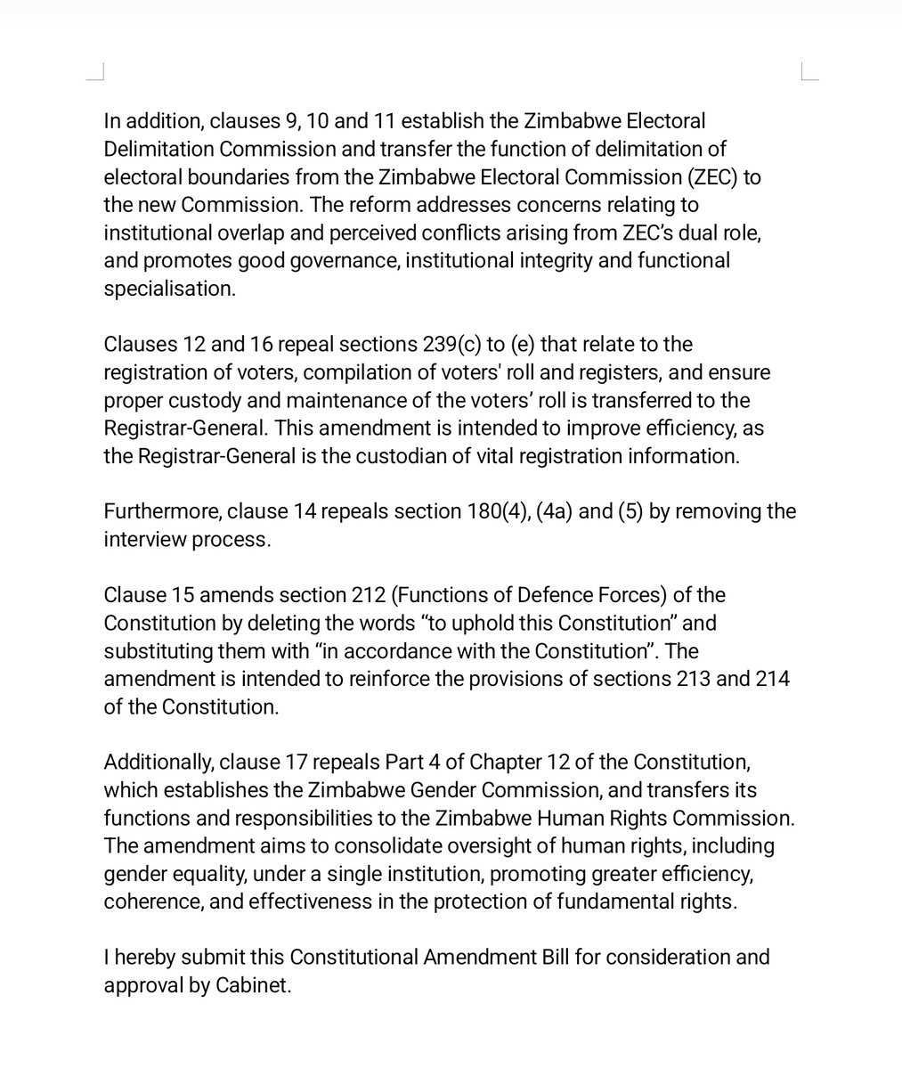 Dear Zimbabweans, Ziyambi Ziyambi is going to table his "Memorandum to ...