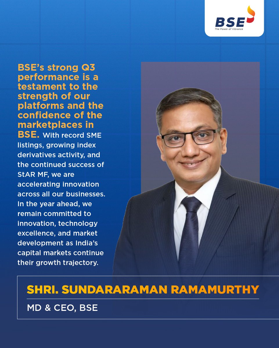 Momentum continues at BSE as Q3 FY26 marks the 11th straight quarterly ...