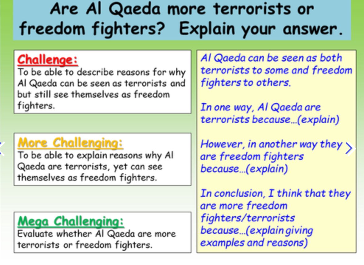Exclusive‼️🚨 Controversial Classroom Wording on Terrorism Sparks ...