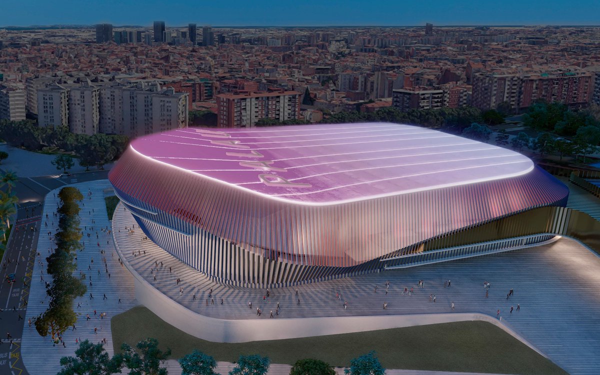 ️This is how the new Palau Blaugrana, which reportedly begins ...