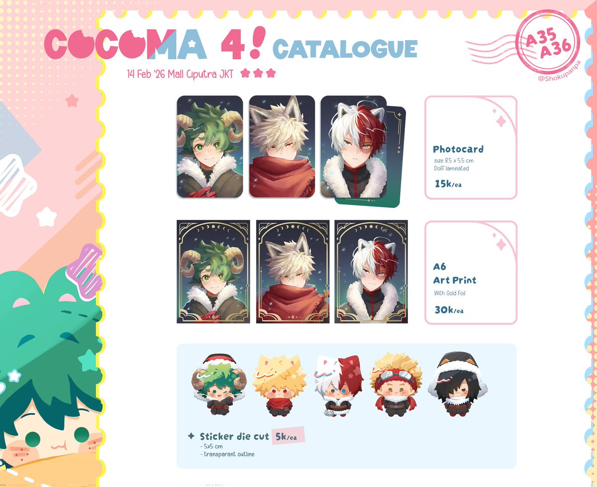 My Cocoma 4 catalogue is heree ( + Are appreciated! ) Booth : Lyn&Pich ...