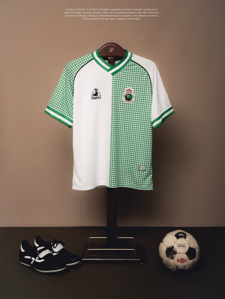 🇪🇸🟢⚪️ Racing Santander apresenta coleção especial em collab com a ...