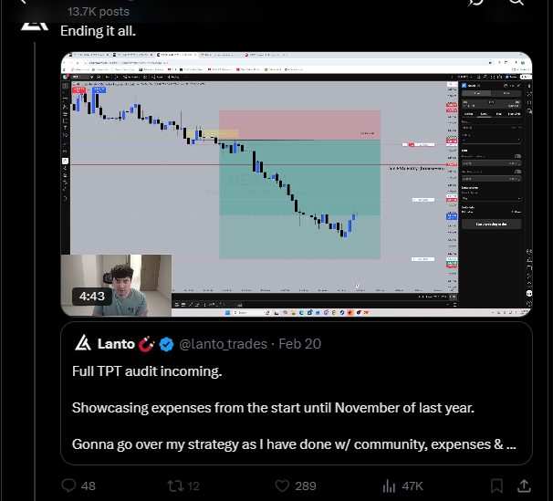 @lanto_trades @CFTC @FTC 40k impressions and none of yall noticed the ...