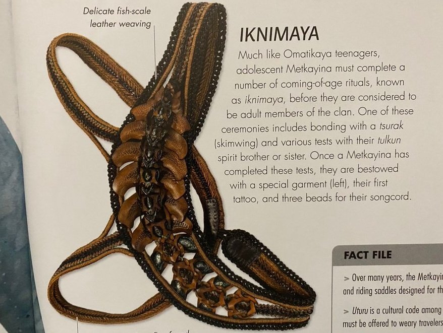 So in the book, it says Lo'ak has come of age and can act as a ...