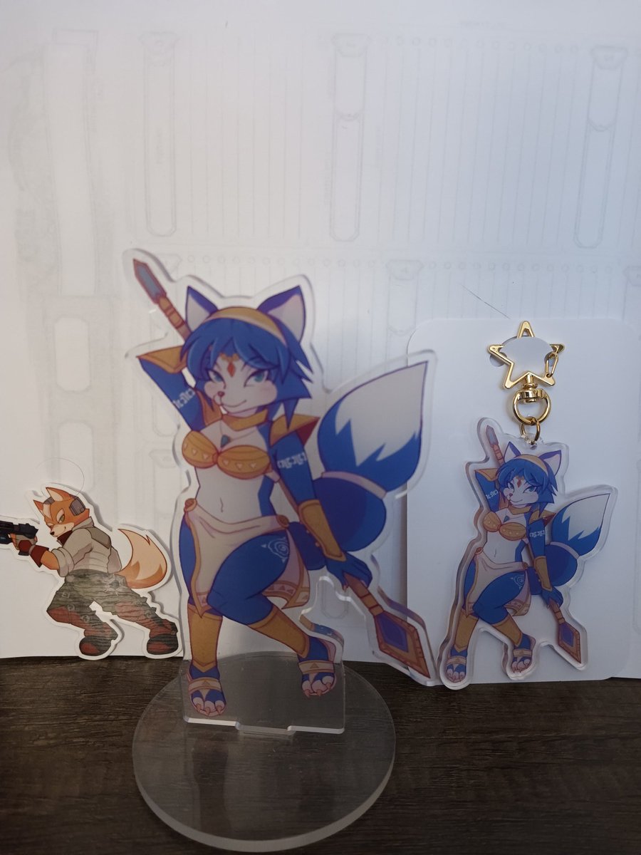 New Krystal merch arrived today! @zectlix_draws did a fantastic job ...