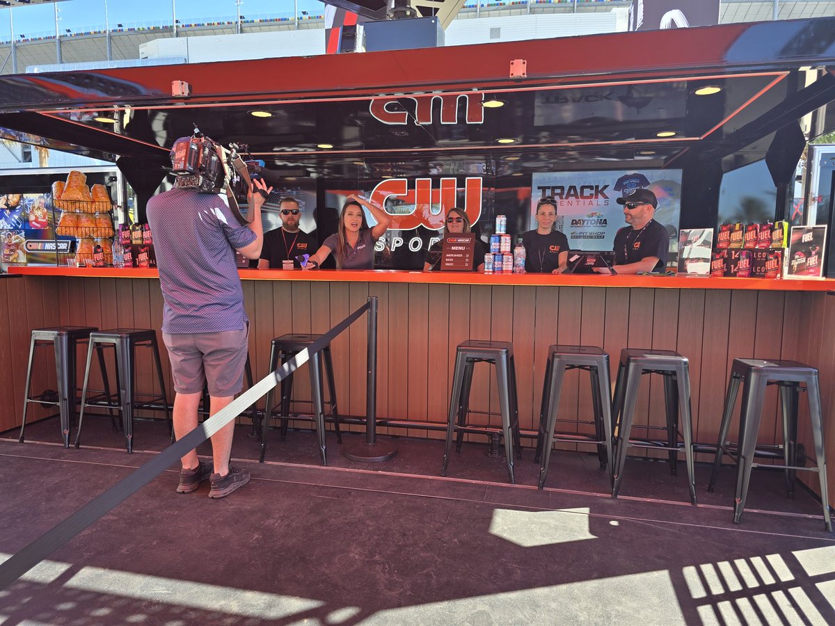 Here is @TheCW's new sports bar (and a digital graffiti wall) at the ...