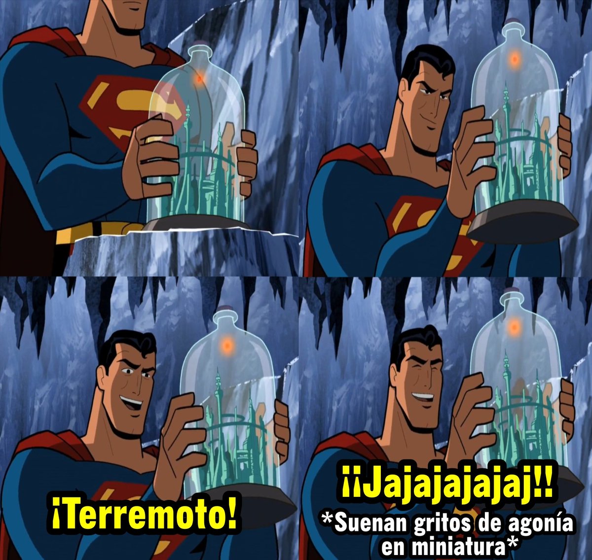 Superman bravucón > Superman edgy