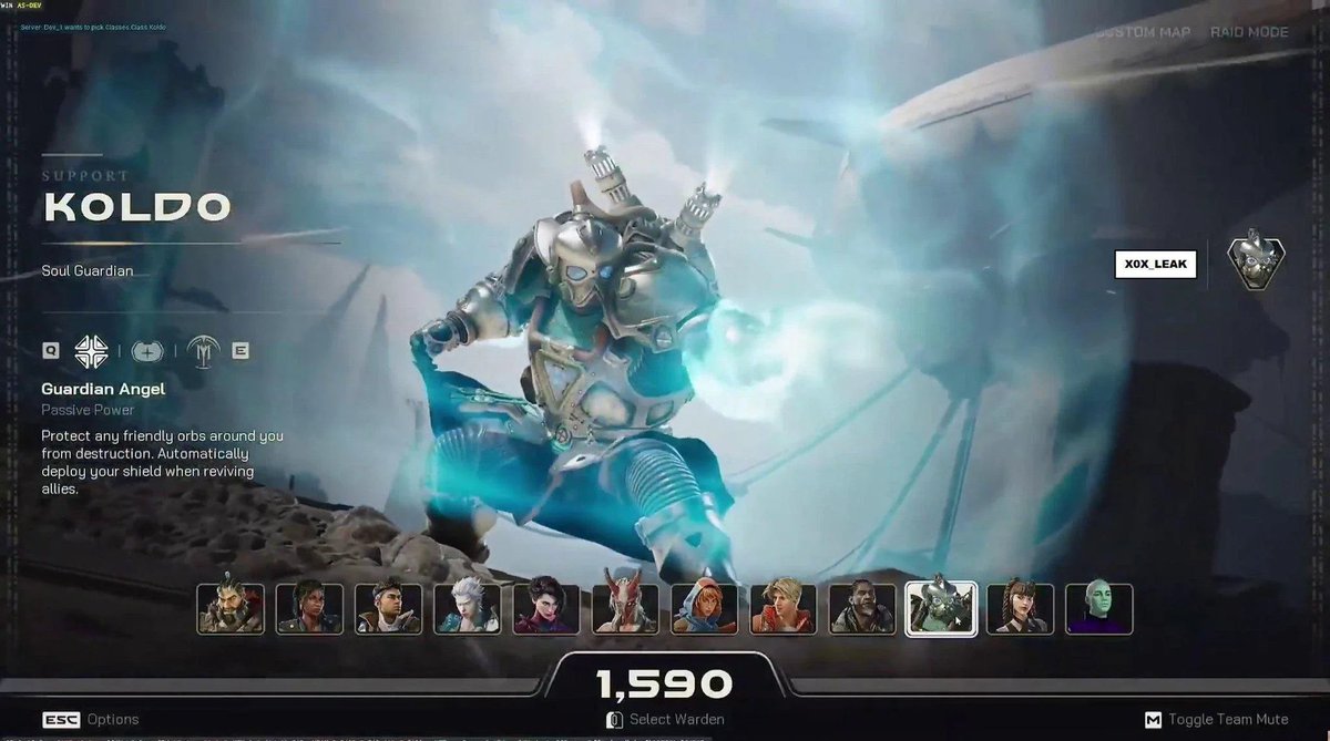 A leaked image of an unreleased character for Highguard is going around ...