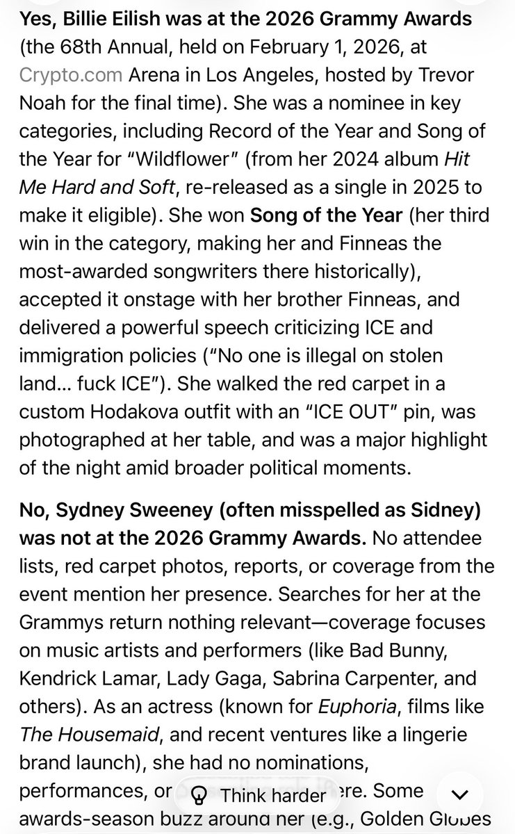 @realmelanieking Billie Eilish plays Sidney Sweeney and that explains ...