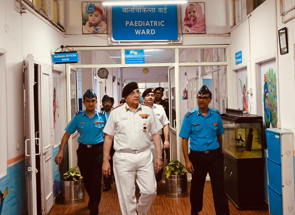 Surg Vice Adm Vivek Hande, DG (Org & Pers) AFMS visited # ...
