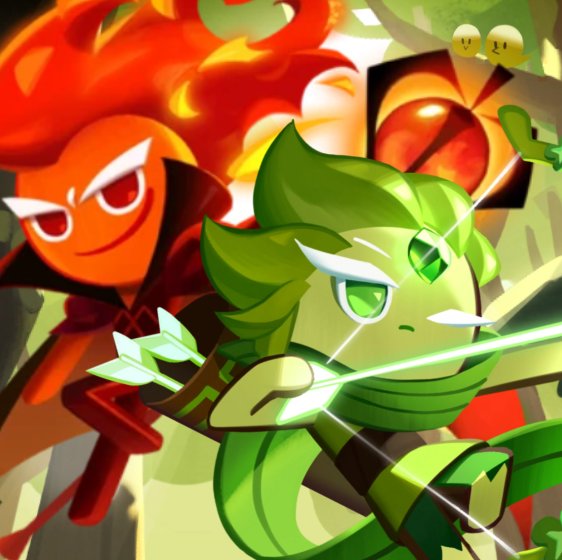 🚨 Fire Spirit Cookie and Wind Archer Cookie stuns celebrating their ...