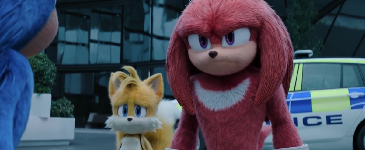 knuckles moving over to stand in sonic’s line of sight to take all of ...