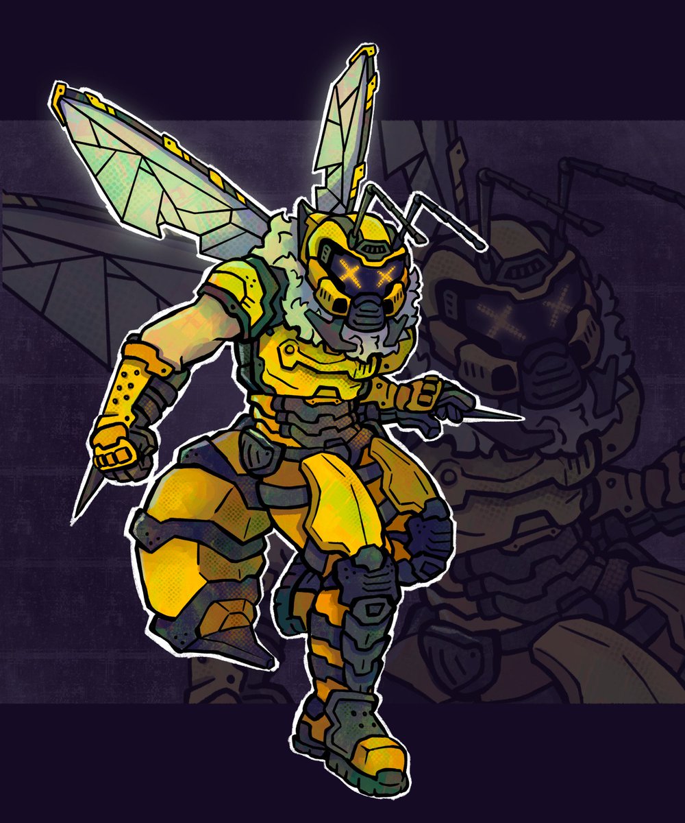 Beesuma Slayer Based on @xisumavoid's Bee skin from Hermitcraft Doom x ...
