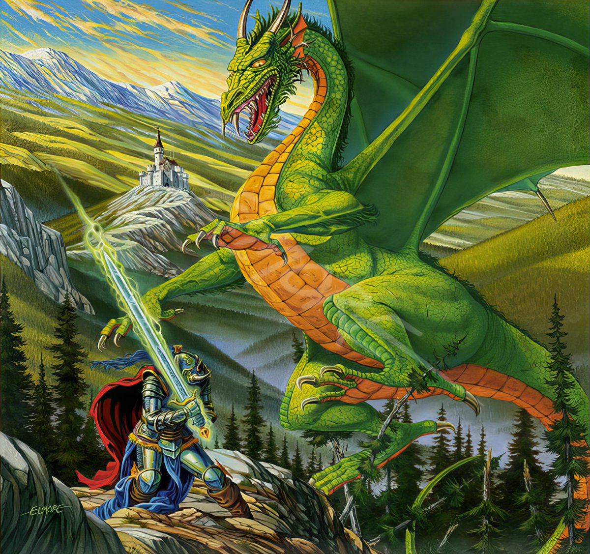 Frank Mentzer 'Dungeons & Dragons Companion Set' cover Larry Elmore ...