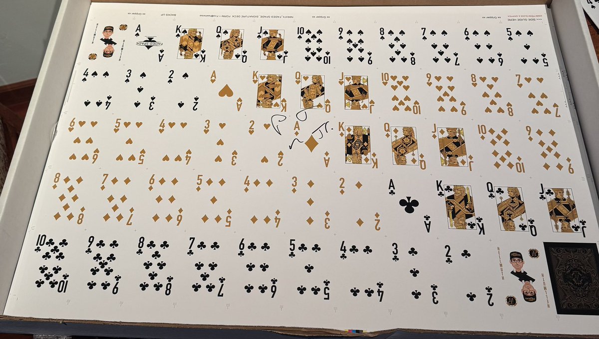 Signing each “Sheet” is easier! One signature vs 55… Almost done ...