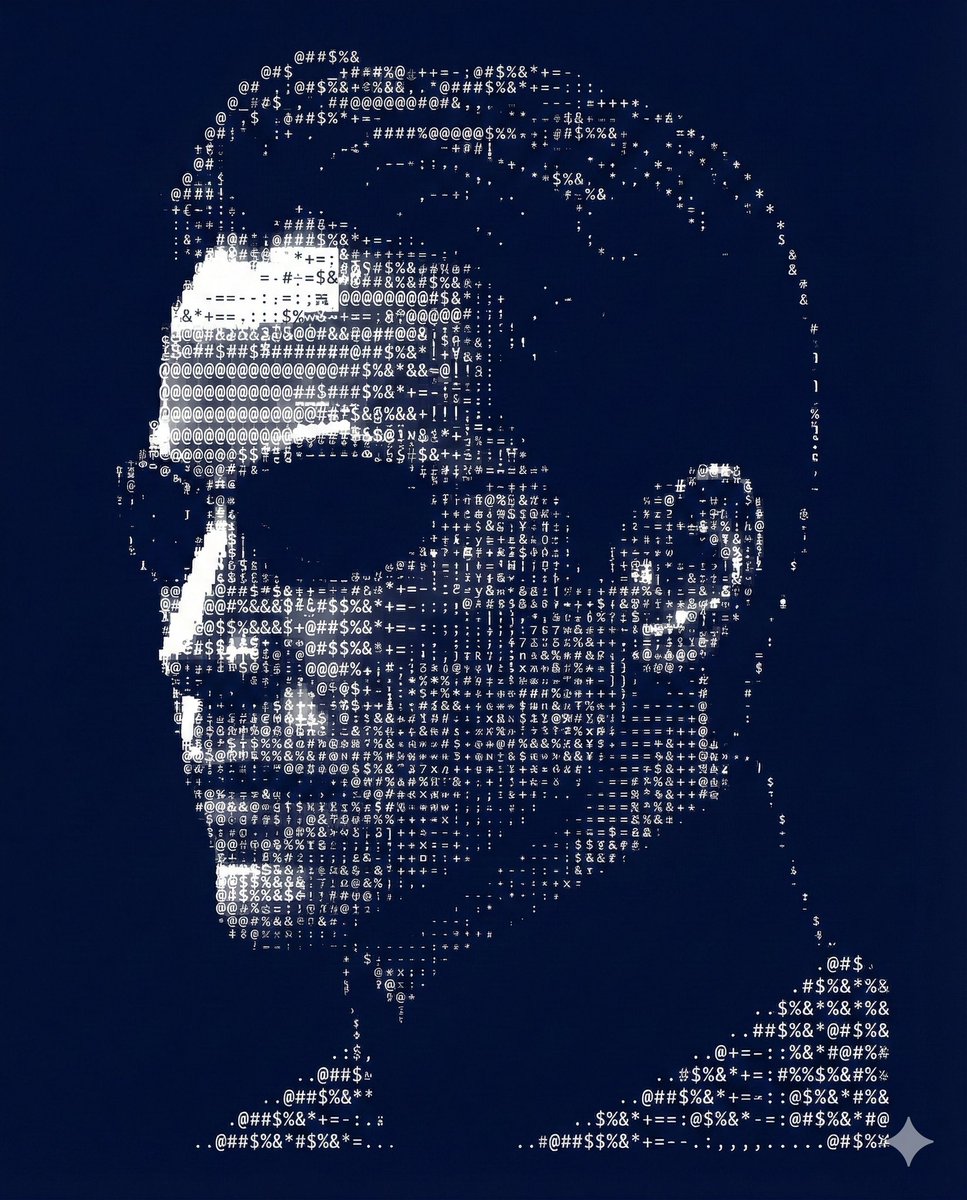 Nano Banana Pro | ASCII Art Portrait 1 reference image required Prompt ...