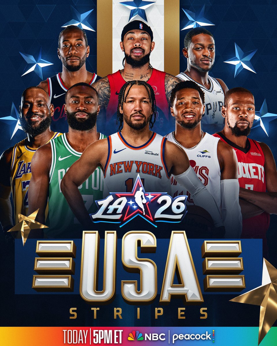 64 combined NBA All-Star appearances... That's earning your stripes ...