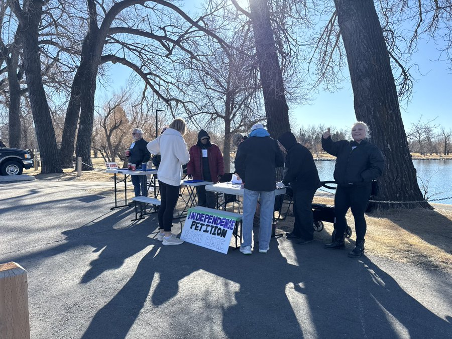 There's more people taking separatist signatures than people signing them.