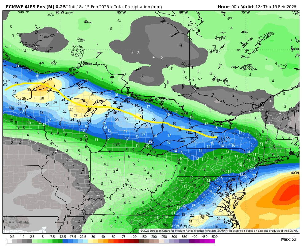 Modeling remains fairly juicy overall, just the QPF (how much Precip ...