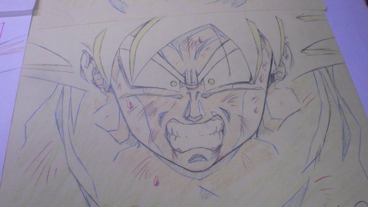 Pretty cool to see Naotoshi Shida's take on Goku going Super Saiyan for ...