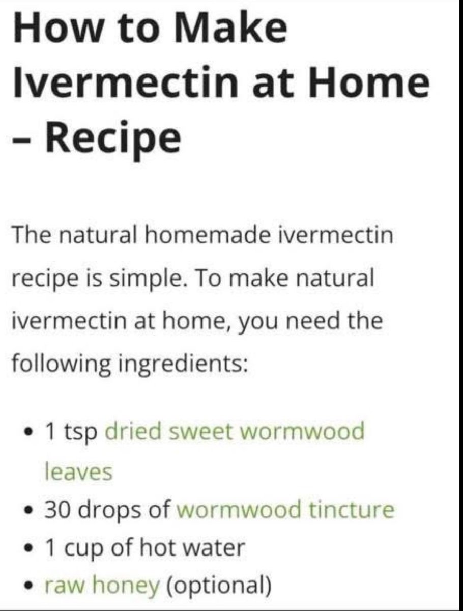 How to Make Ivermectin at Home 🏡 💥Recipe The natural homemade ...