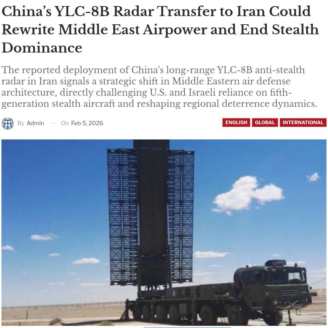Emerging intelligence claims indicate that China has delivered multiple ...